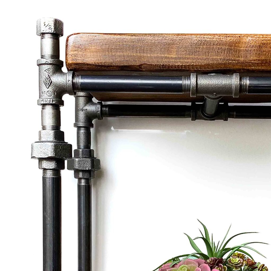 Industrial Pipe & Solid Wood Side tables - Handmade creations from the ...
