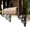 Large iron scroll brackets 9″ inch - Handmade creations from the English Shires