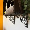 Large iron scroll brackets 9″ inch - Handmade creations from the English Shires