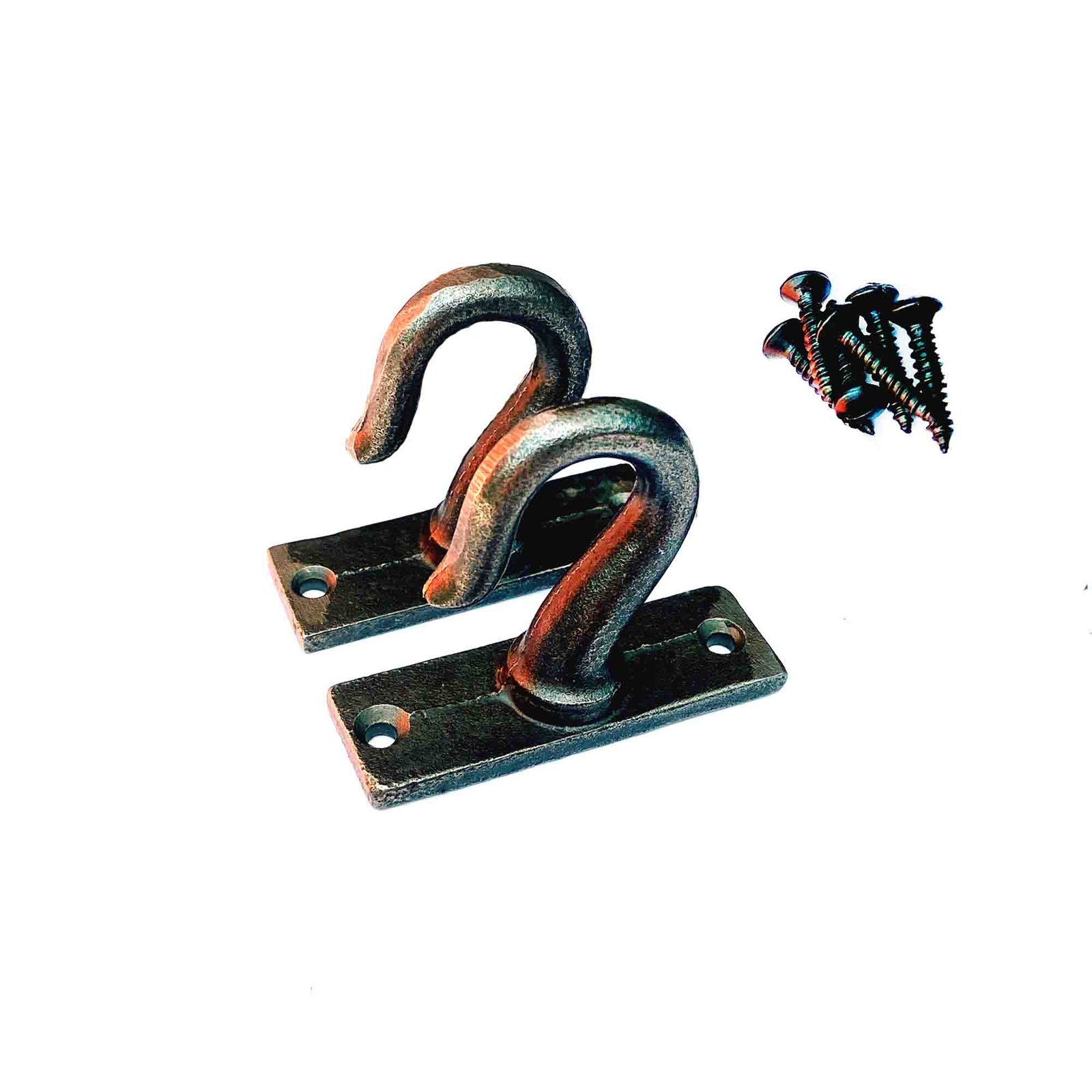 Ceiling Chandelier Hook 2 hole backplate Antique Iron 65mm - Handmade ...